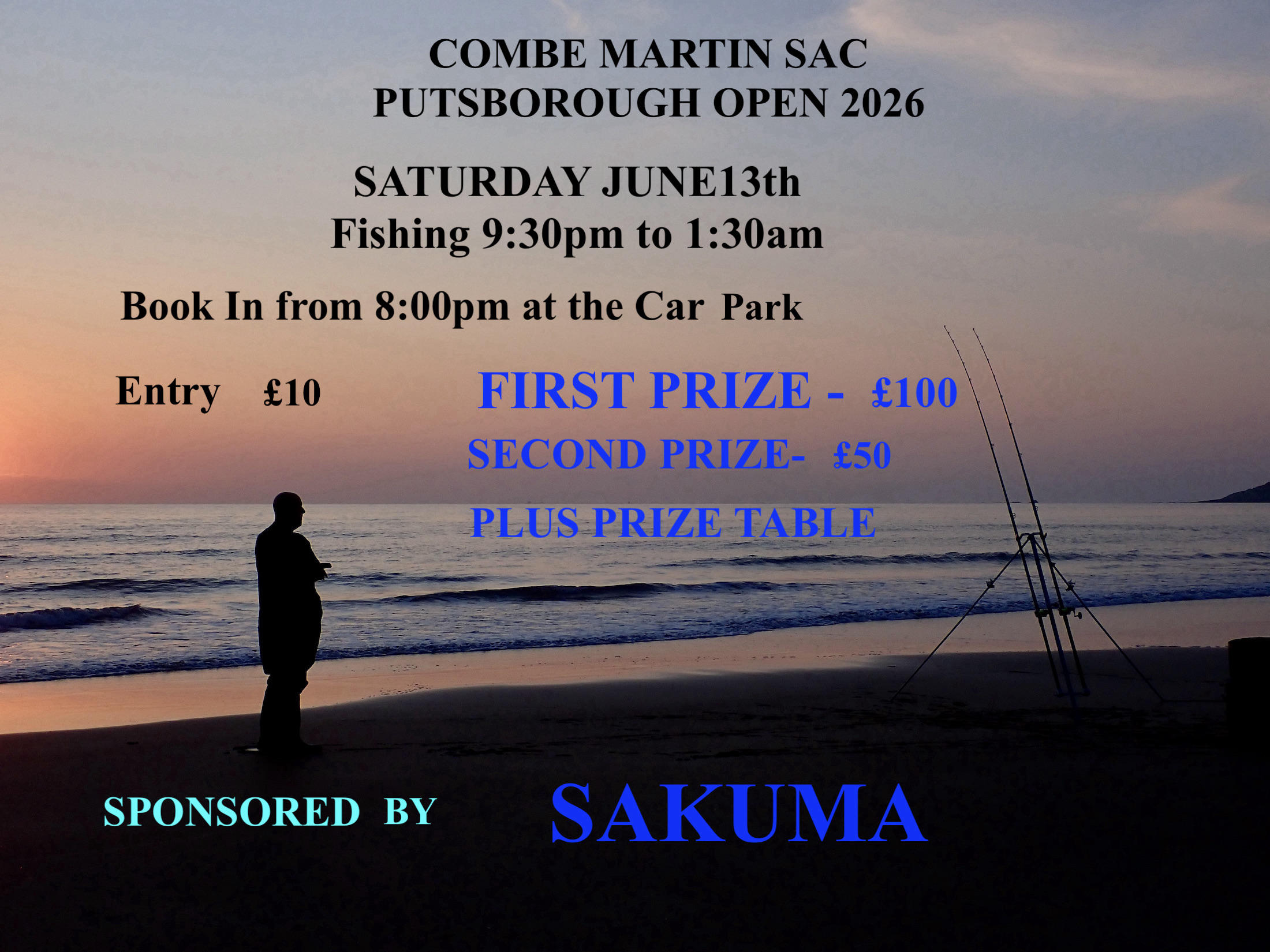 Combe Martin SAC - PUTSBOROUGH OPEN 2026 - North Devon & Exmoor Angling ...