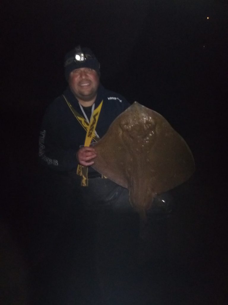 Simon is delighted with blonde ray - North Devon Angling News - The ...
